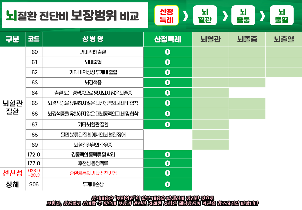 중증질환자 뇌혈관질환심장질환 산정특례대상 진단비 플랜을 추천합니다 네이버 블로그